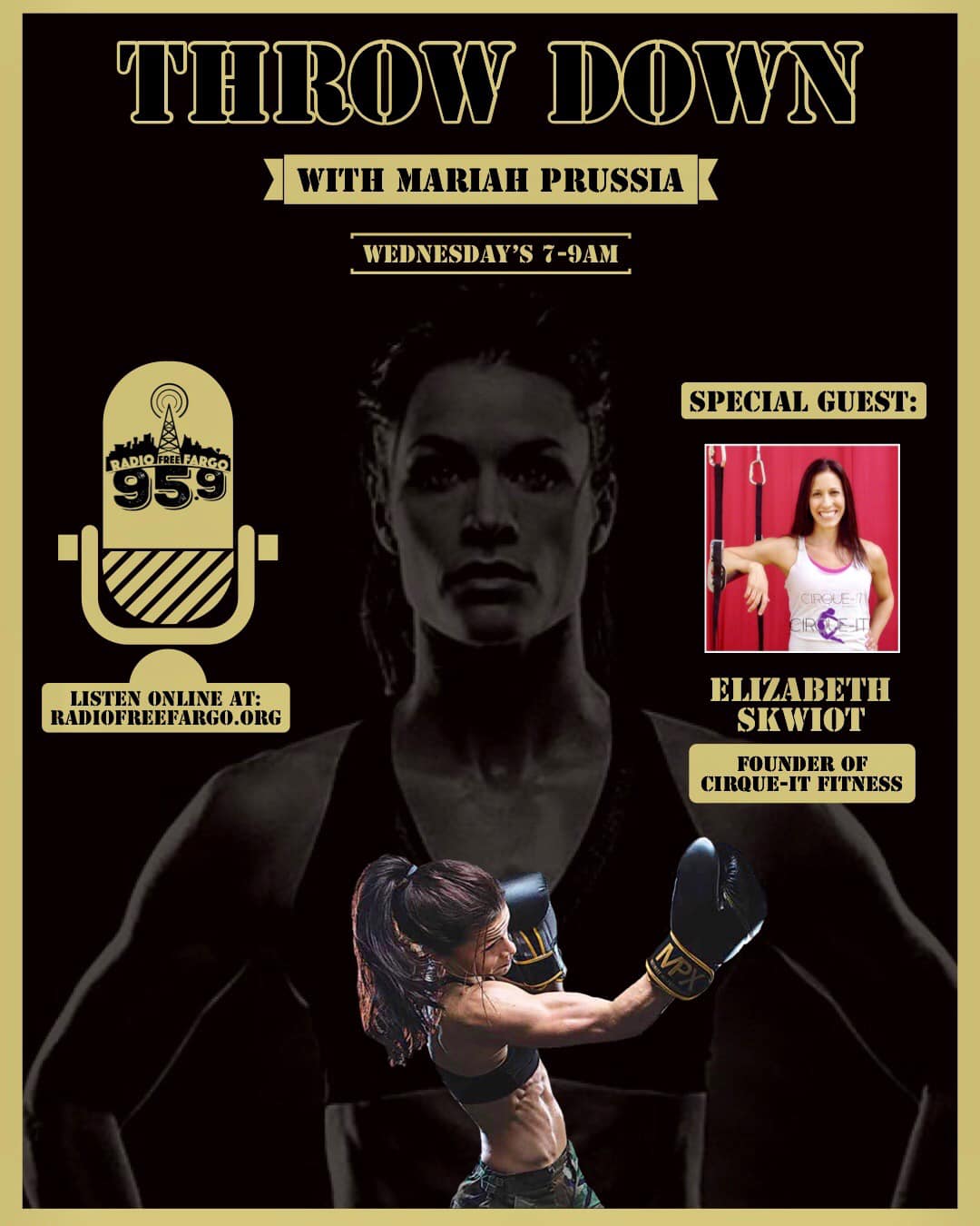 CIF Founder Elizabeth Skwiot on “The Throwdown” with MMA Fighter/Boxer ...